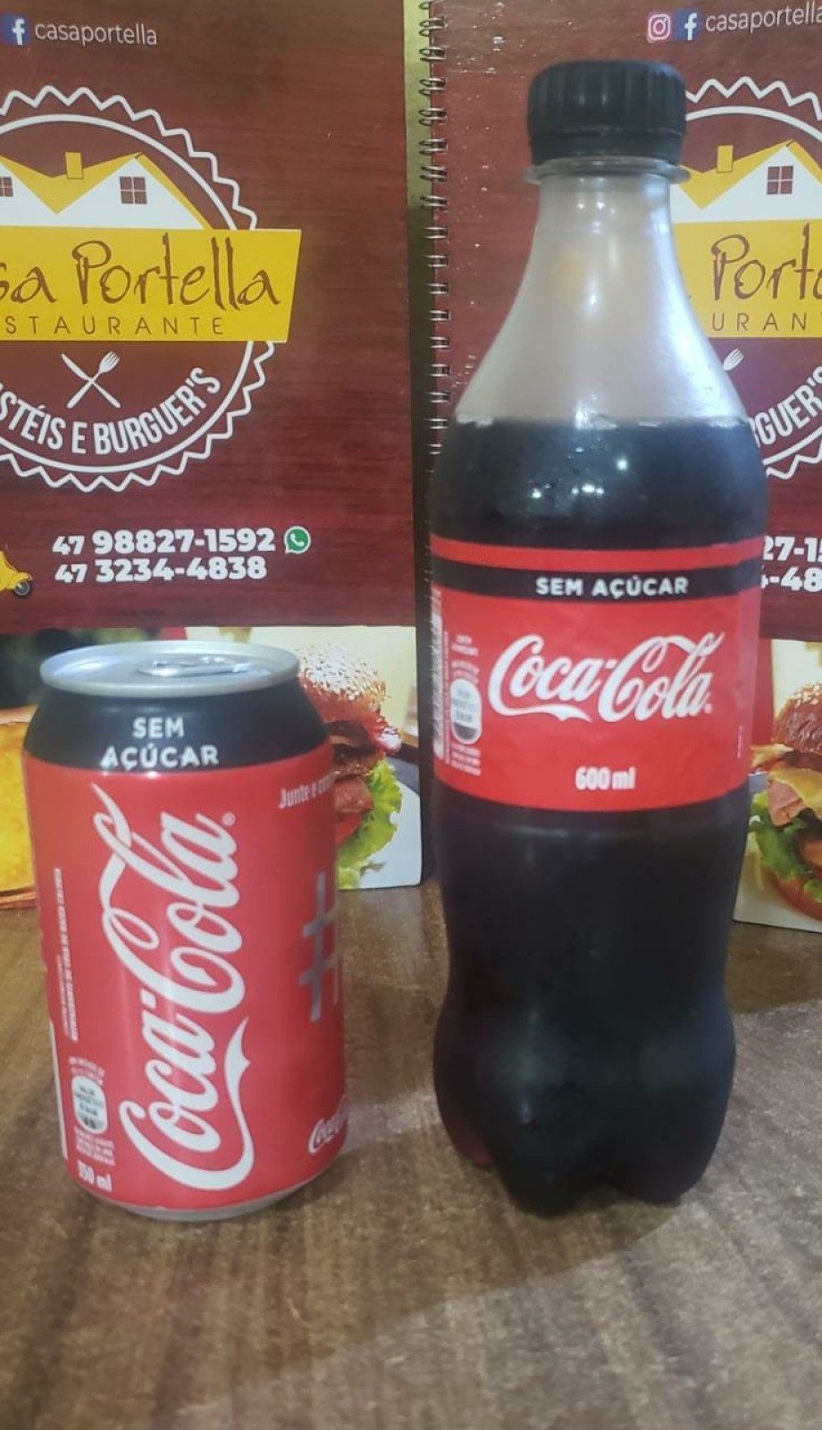 Coca Zero - Coca Zero 600 - Pedido Online Casa Portella - Blumenau